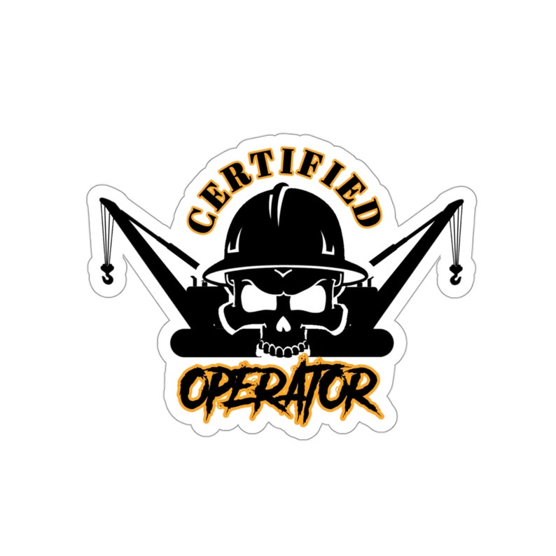 Operator Skull Hard Hat Sticker Gift for Husband Boyfriend - Etsy