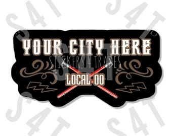 Blue Collar Bougee Hard Hat Sticker Decal Waterproof Gift for Husband ...