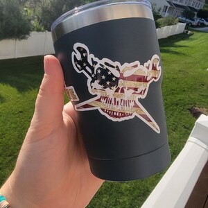 Ironworker Skull Hard Hat Sticker Decal for Hard Hats Lunch Box ...