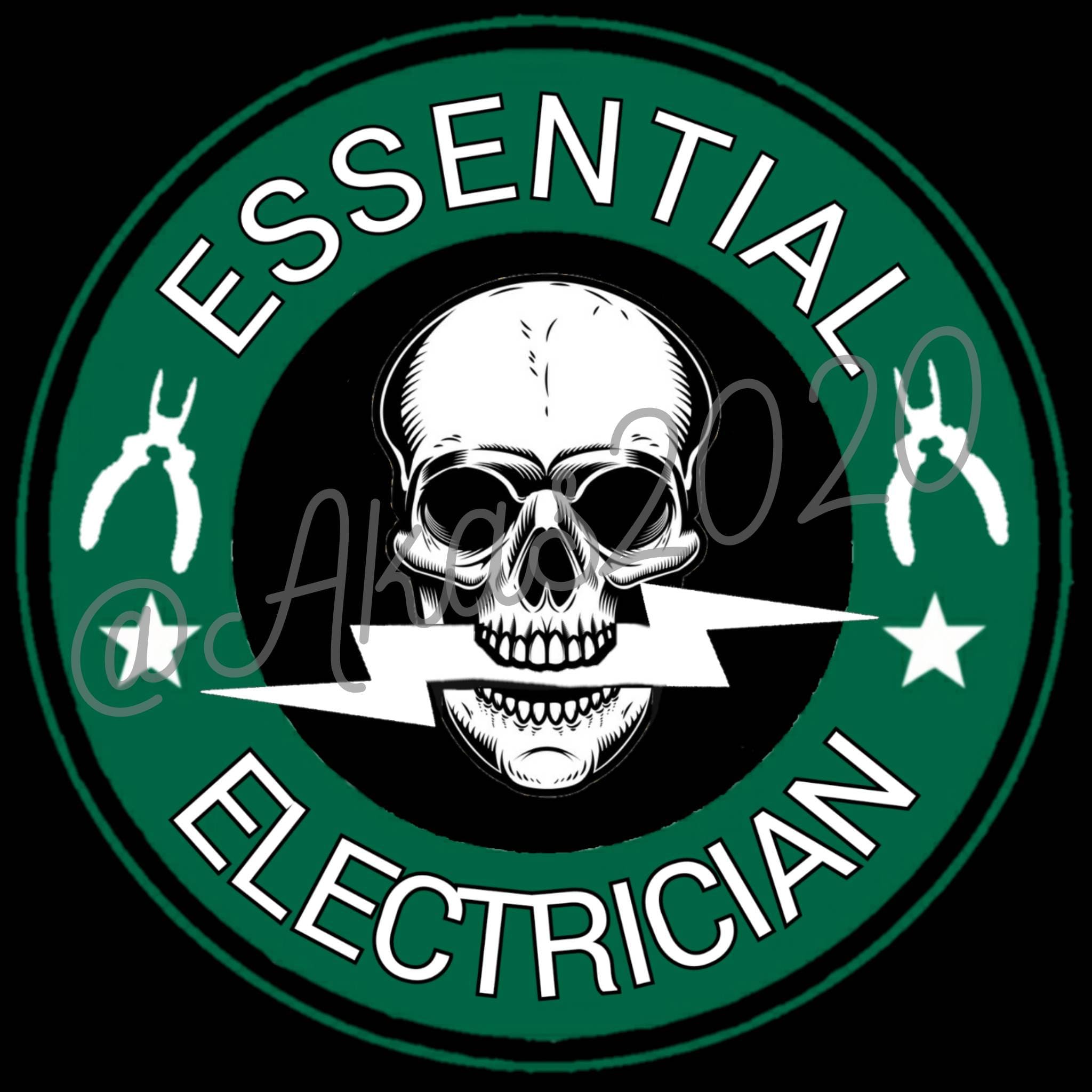 Essential Electrician Hard Hat Sticker Vinyl Decal Union IBEW | Etsy