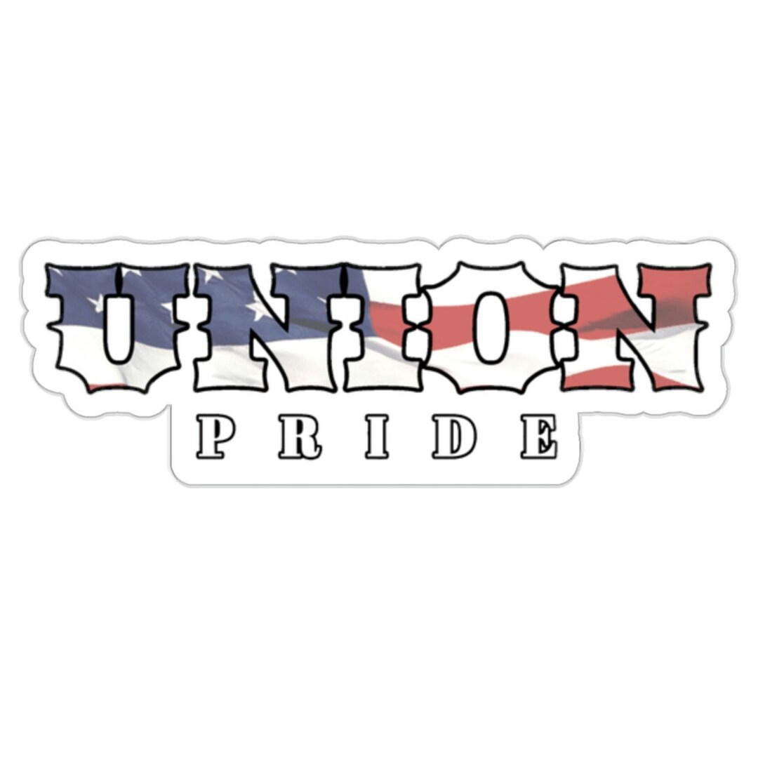 Union Pride Hard Hat Sticker Gift for Husband Boyfriend Crew Lunchbox ...