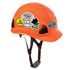 Paid to Get High Arborist Hard Hat Sticker Tree Climber Decal Storm ...