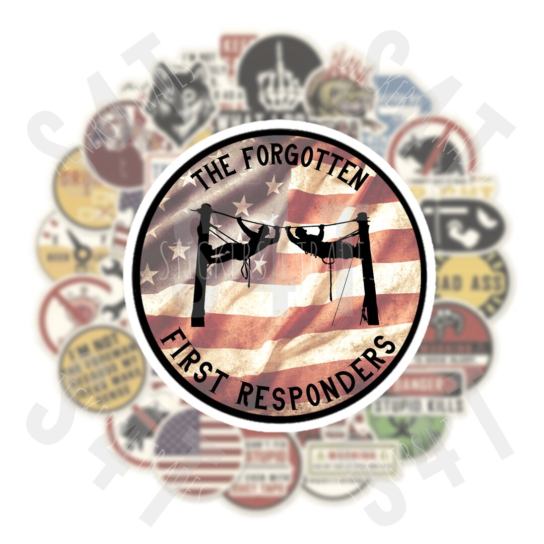 Lineman First Responders Hard Hat Sticker Gift for Husband Boyfriend ...