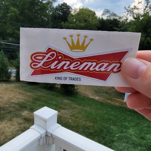 Lineman Sticker Bundle Hard Hat Decals Blue Collar Badge Made in the ...