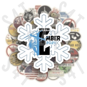 2024 Winter Storm Ember Hard Hat Sticker for Lineman Union Blizzard ...