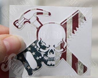 Ironworker Living the High Life Hard Hat Sticker Blue Collar - Etsy