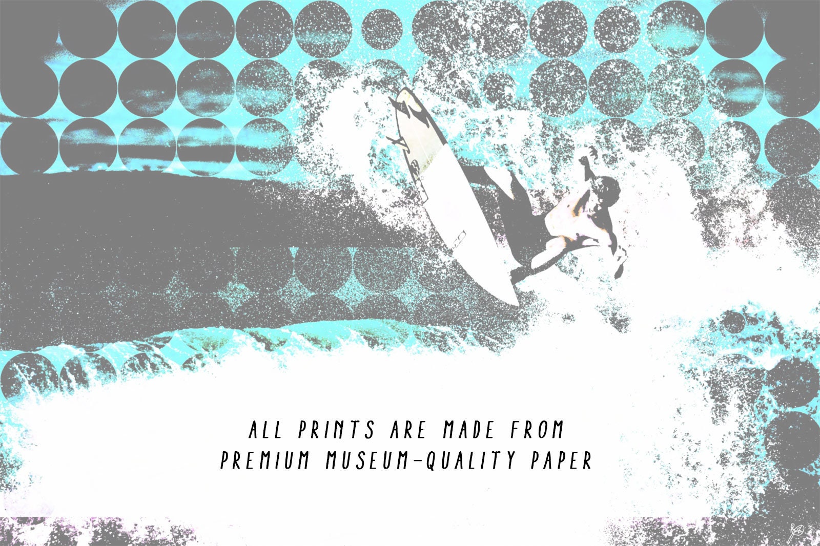 Framed Surf Print, Surfing Poster, Cool Surf Art, Surfer Gift, Surfing ...