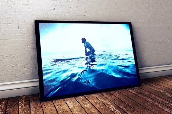 Framed Surfing Print Surfing poster Surf Print Photography | Etsy