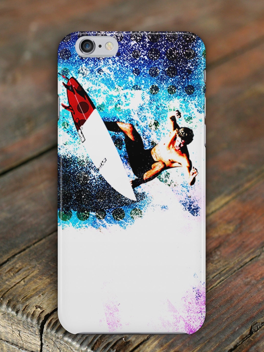 Surf Art Phone Case: Surfer Gift, iPhone & Samsung Galaxy - Etsy
