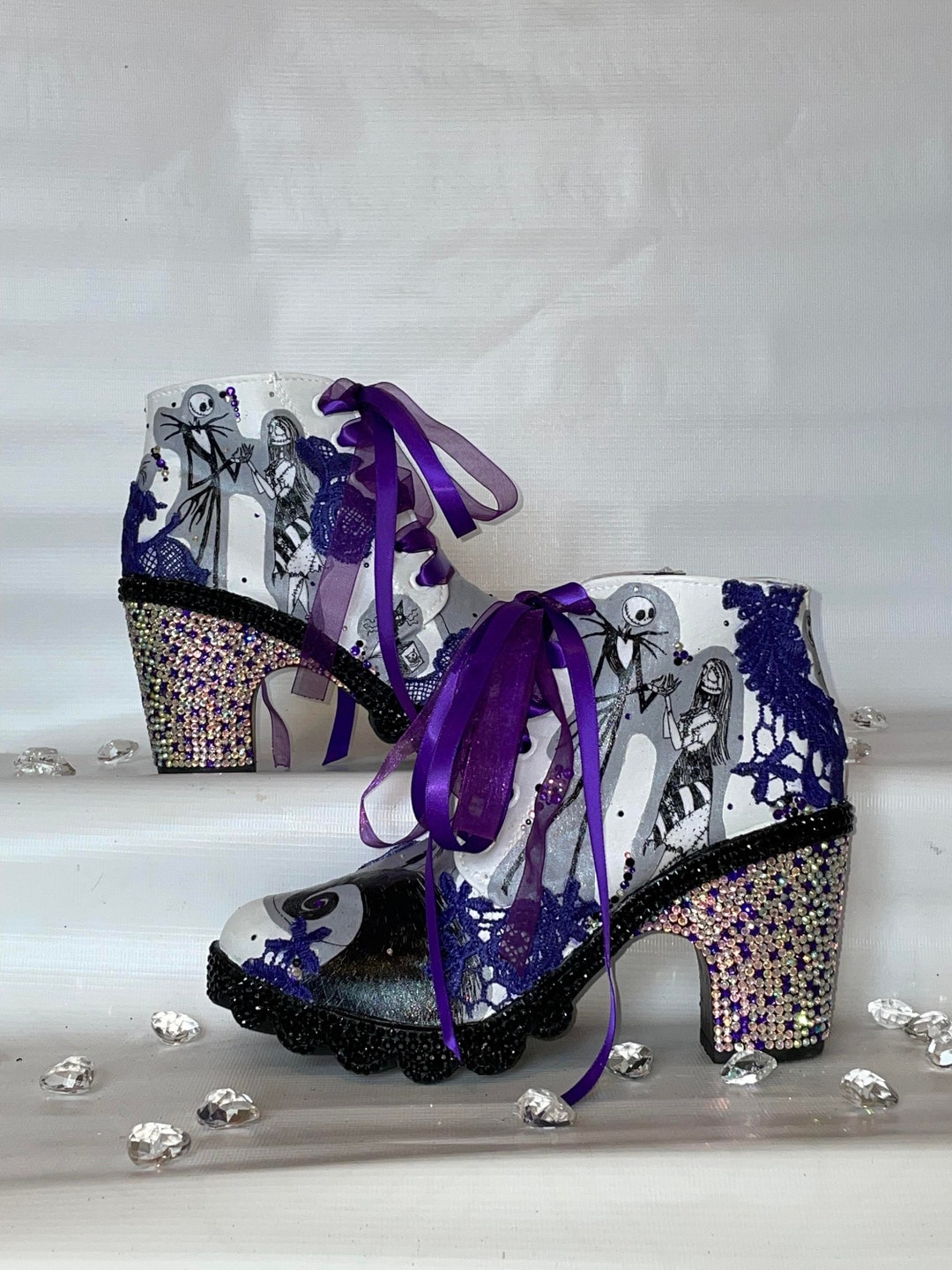 Custom Chunky Boots Nightmare Before Christmas - Etsy