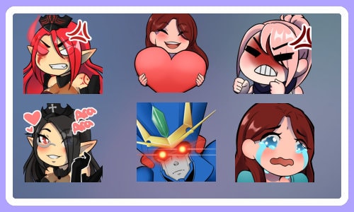 Custom Discord Emotes Discord Server Emotes Custom Emotes | Etsy