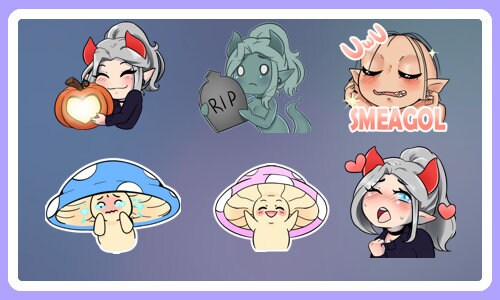 Custom Discord Emotes Discord Server Emotes Custom Emotes | Etsy