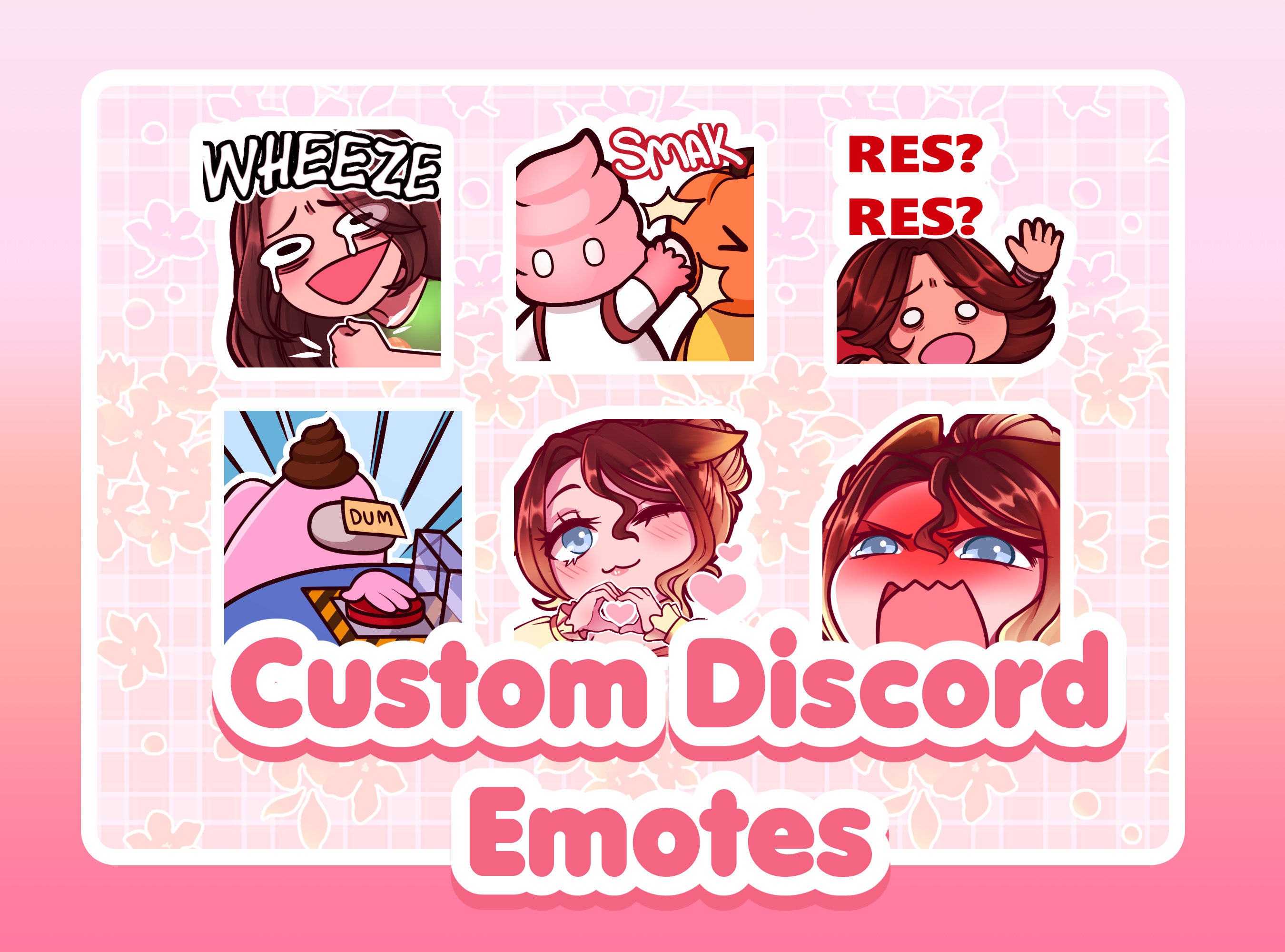 Custom Discord Emotes - Discord Server Emotes - Custom Emotes - Digital ...