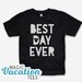 Best Day Ever Kids Tee Disney Kids Tee Best Day Ever - Etsy