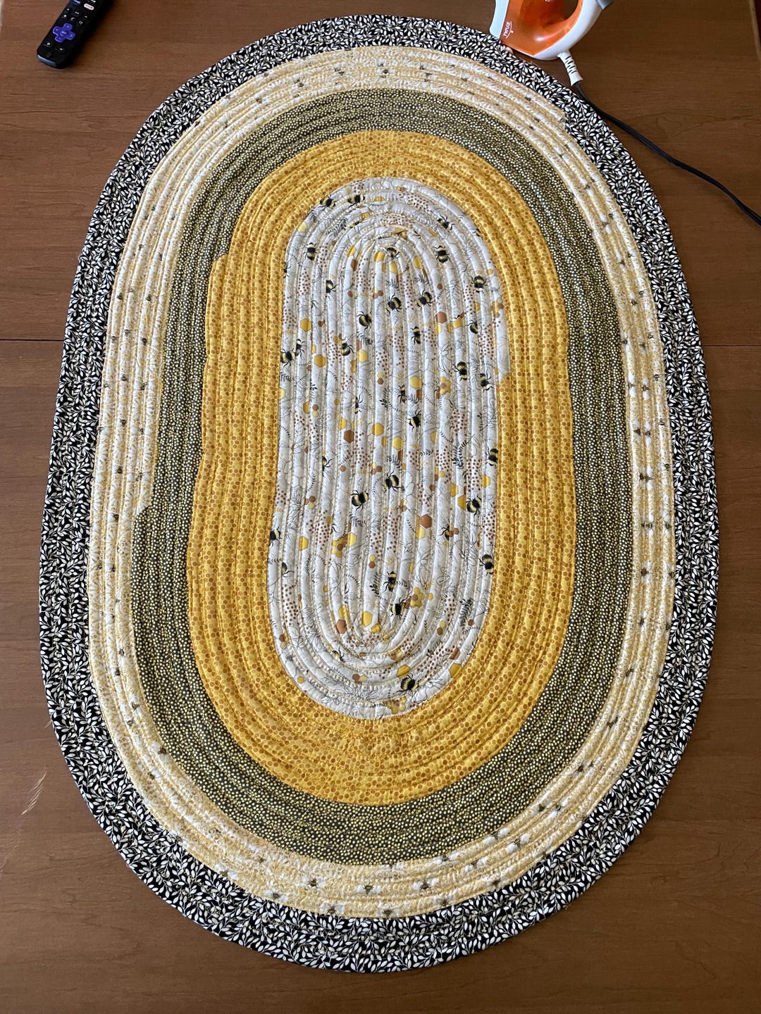 Bumble Bee Jelly Roll Rug - Etsy