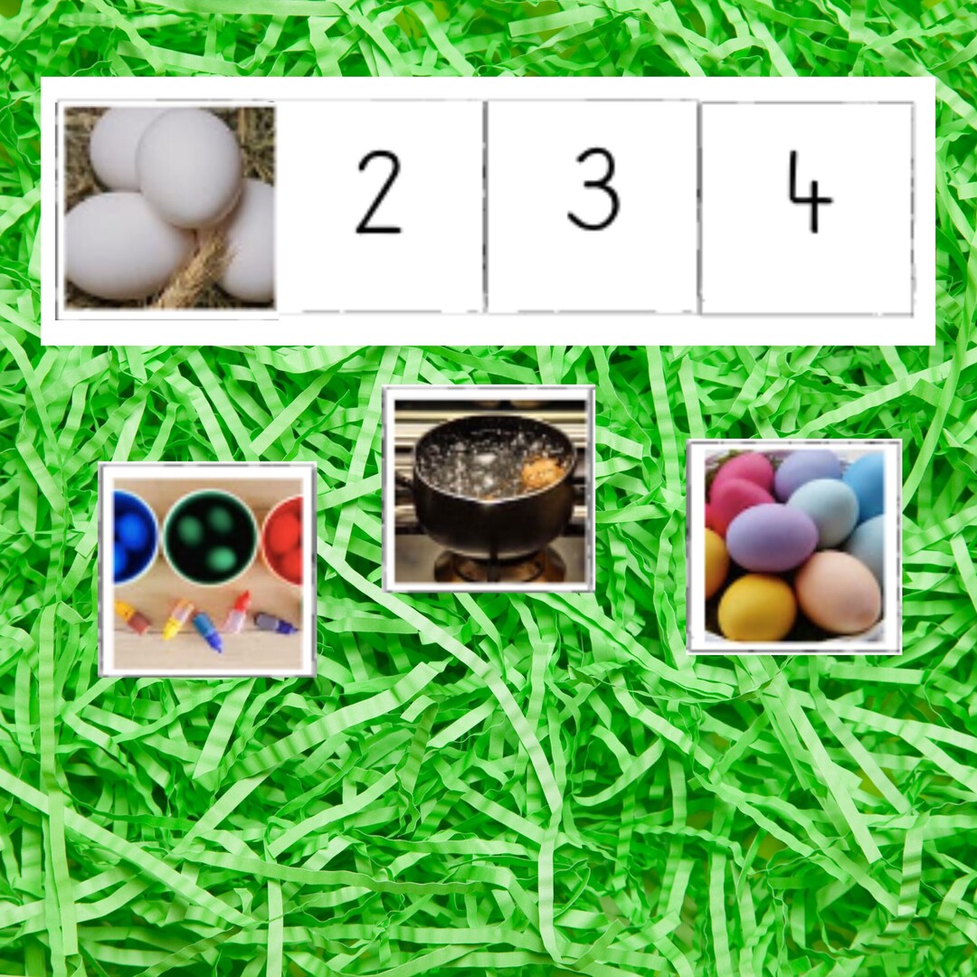 Happy Easter Sequencing Cards - Etsy