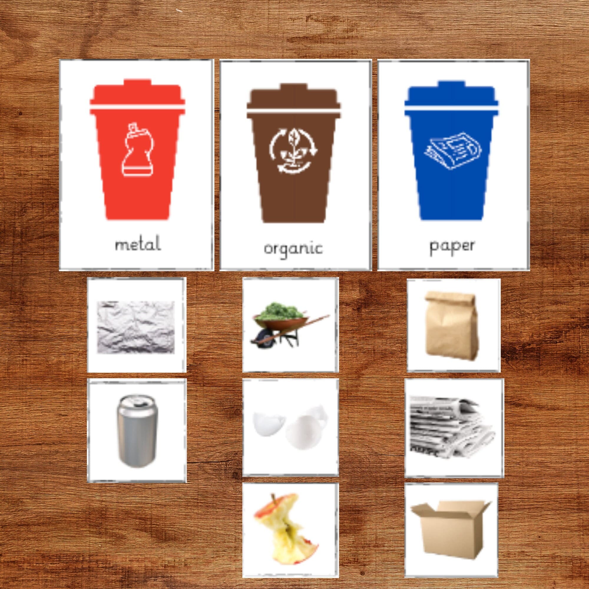 Earth Day Garbage Sorting Game - Etsy