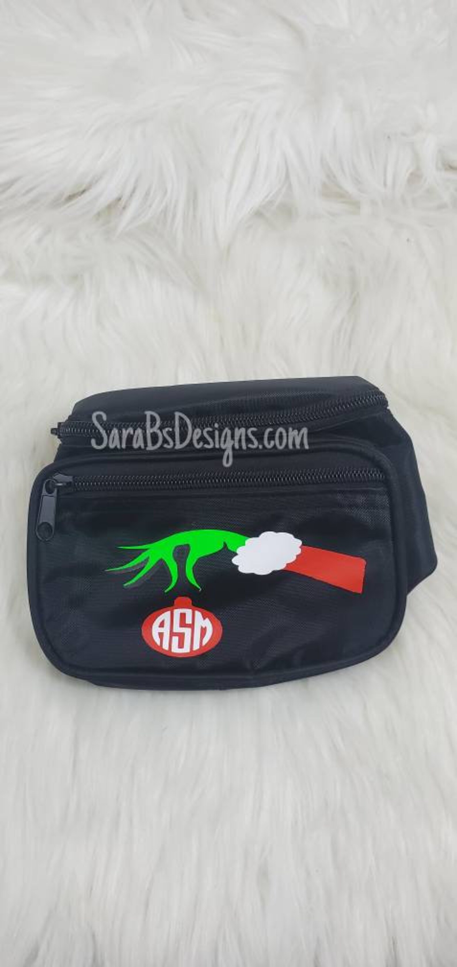 Monogram Fanny Pack Custom Designed Neon Party | Etsy