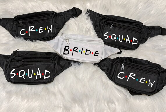 Friends Inspired Custom Fanny Pack 90s 80s Bride | Etsy