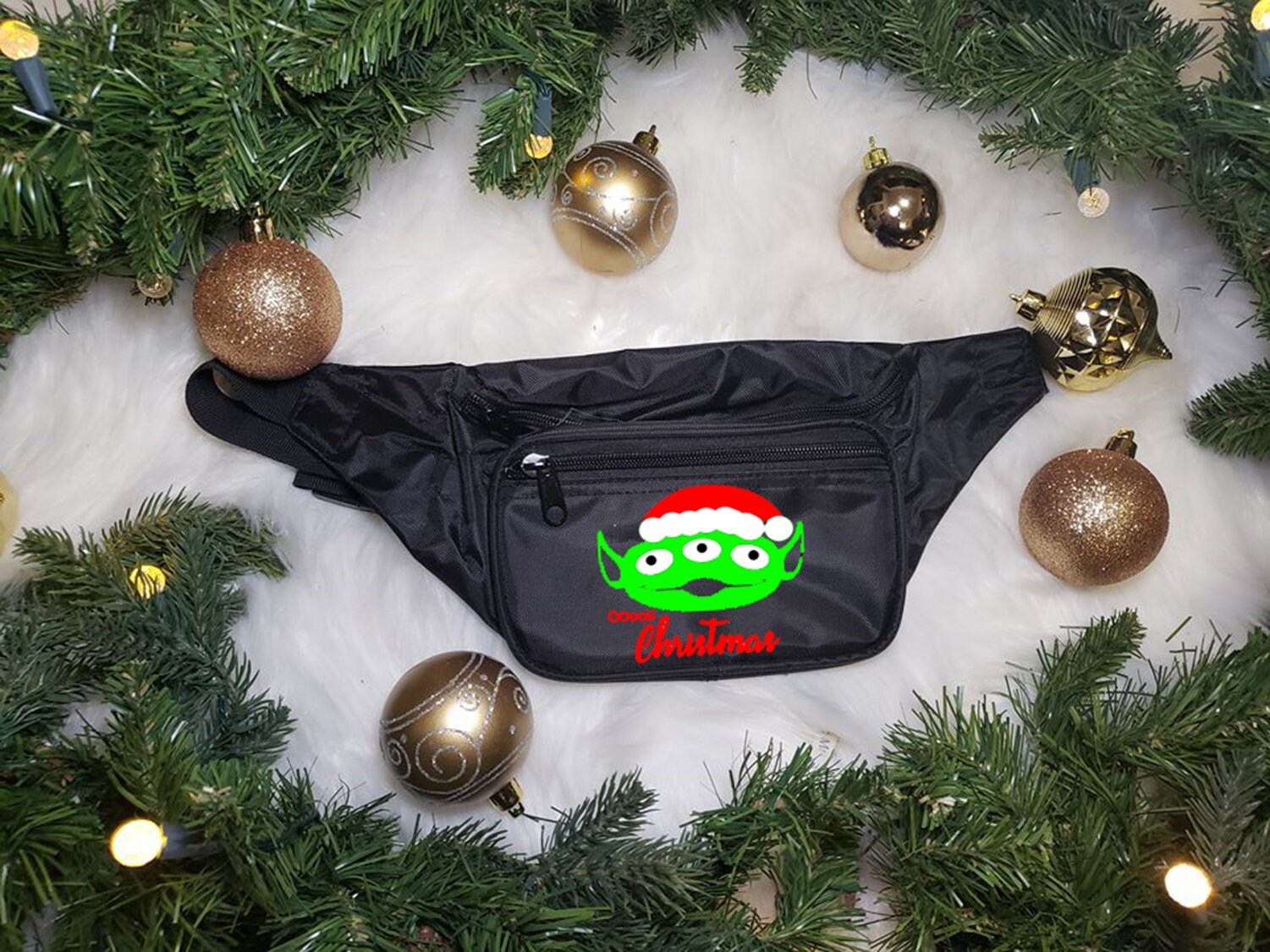Christmas Theme Custom Fanny Pack Christmas Snowman | Etsy