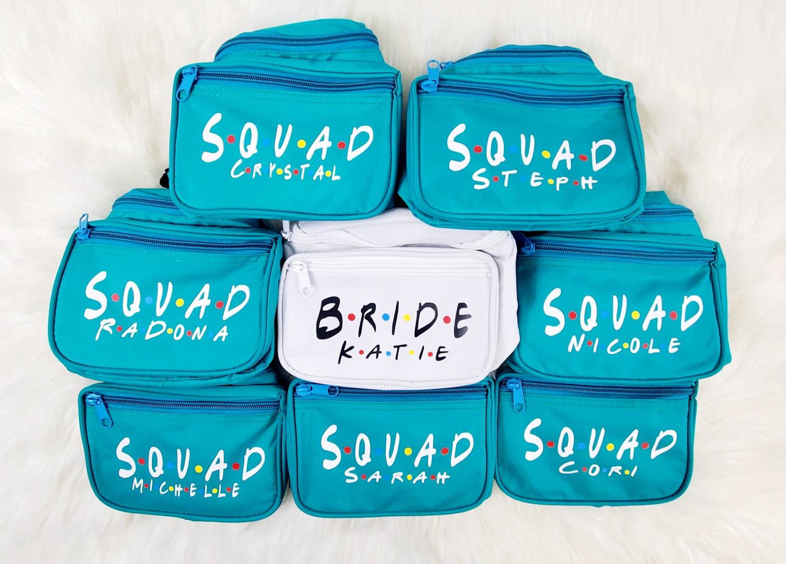 Friends Inspired Custom Fanny Pack 90s the One Where Bride Bachelorette ...
