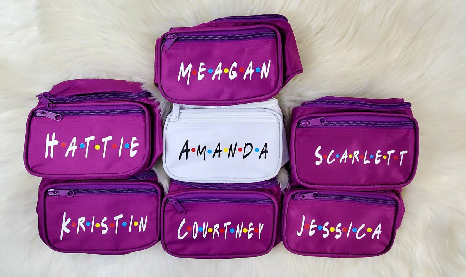 Friends Inspired Custom Fanny Pack 90s the One Where Bride Bachelorette ...