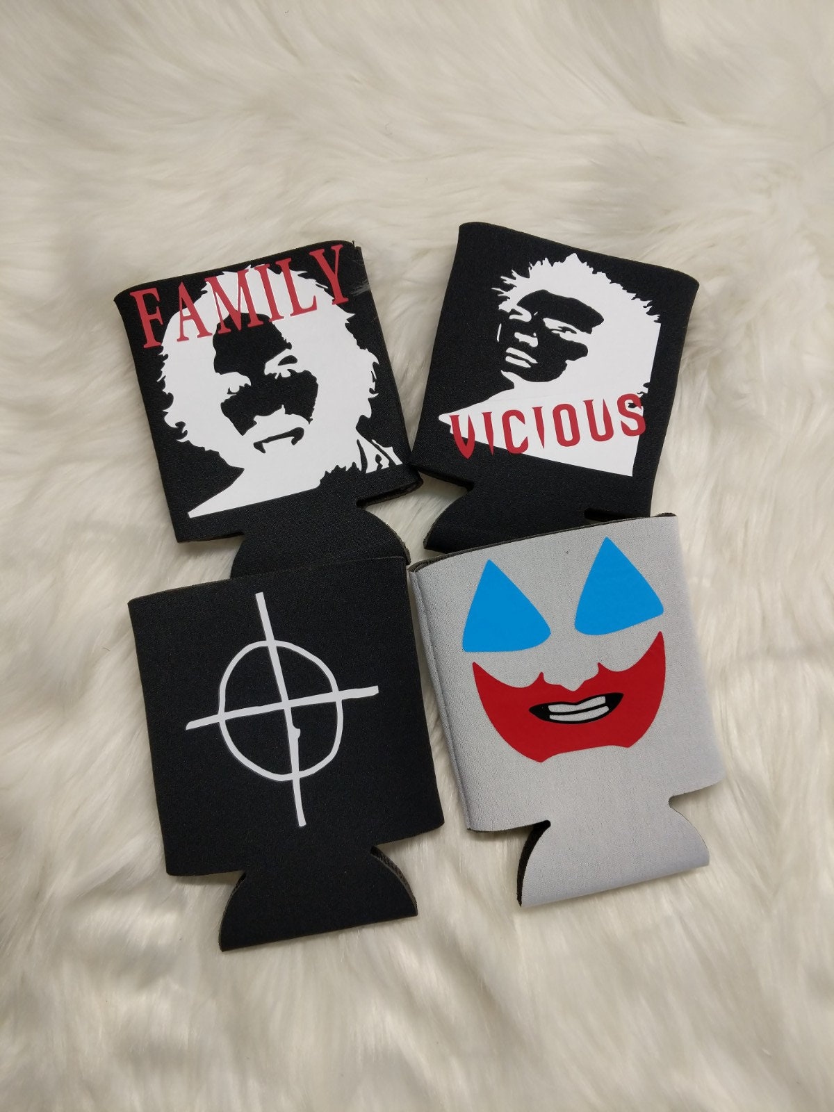 Custom Can Holder Can Cooler Occult Gothic Goth Horror - Etsy