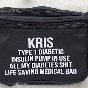 Medical Fanny Pack | Custom Design | Diabetes | Insulin | Epipen ...