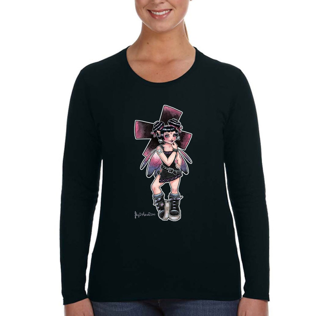 Women's Jinx Fairy Sprite Elf Punk Mythical Creature Emo Spirit Goth ...