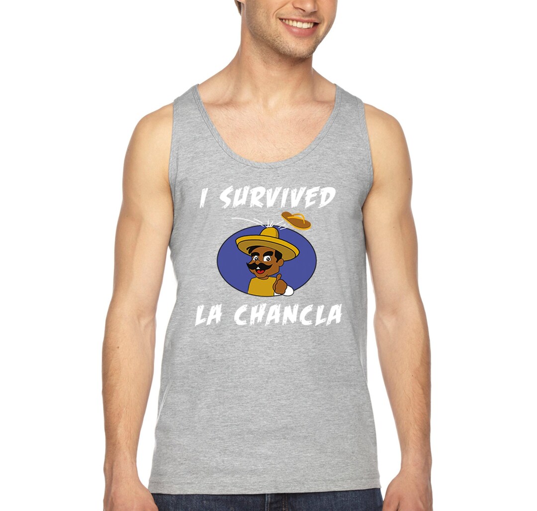 Men's I Survived La Chancla Mexican Cinco De Mayo Spring Break Tank-top ...