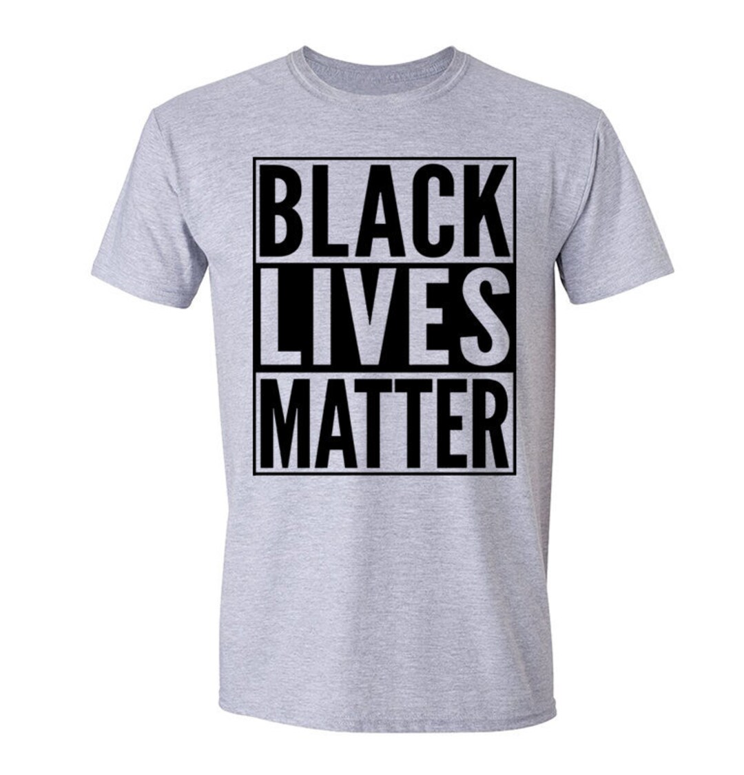 Men's Black Lives Matter Black Font BLM Protest Unisex Political Gift ...