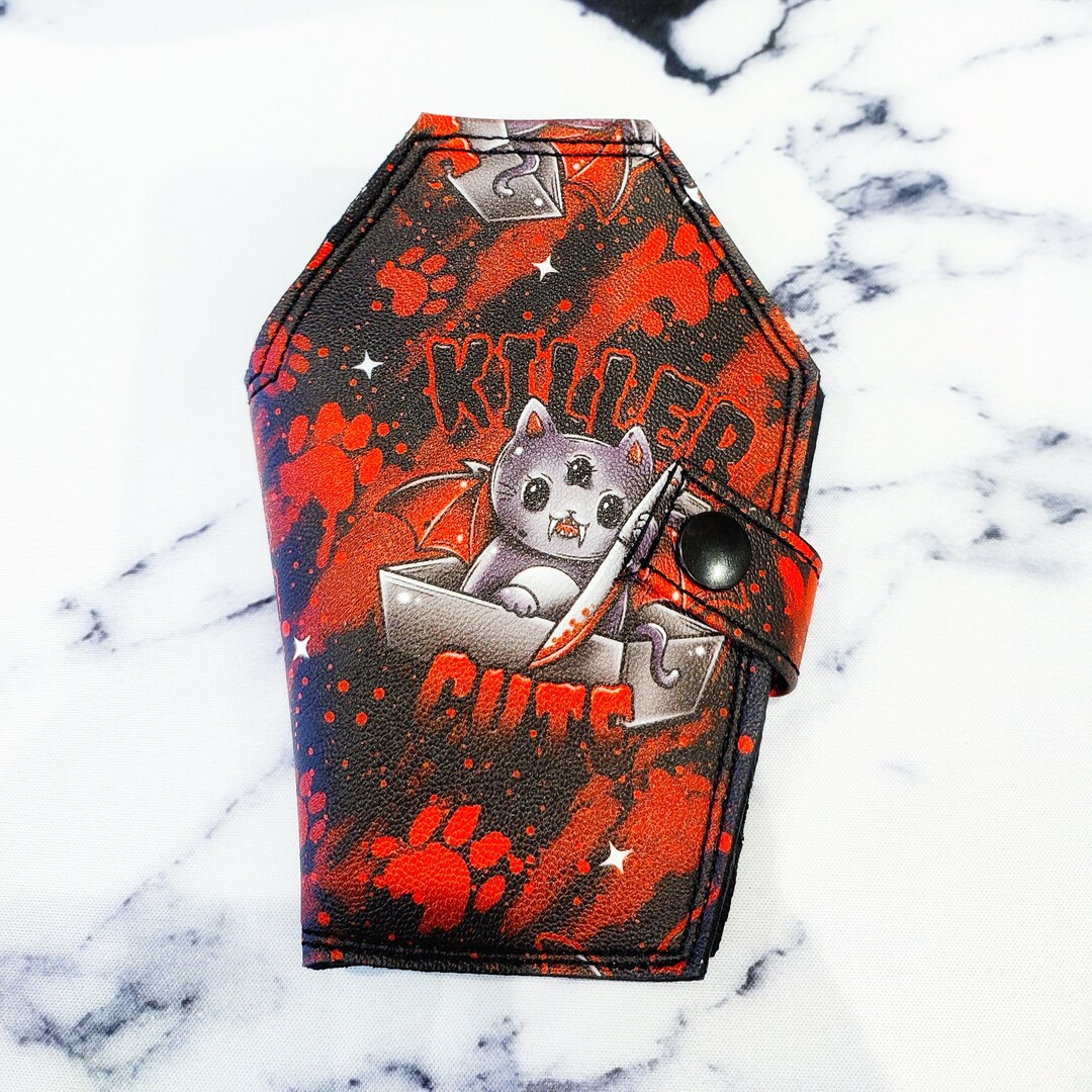 Coffin Shaped Wallet, True Crime, Killer Cute. Alternative Style Wallet ...