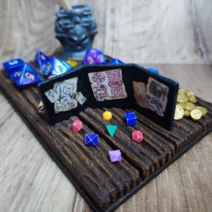 Tavern Table Dice-o-rama Dice Holder and Display, Dungeon, Hexagonal ...