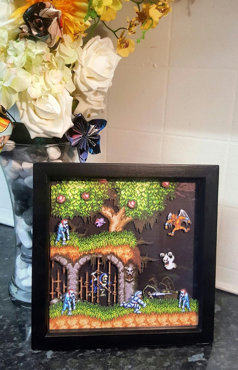 Custom Personalized Shadow Box Diorama Commission Videogame - Etsy