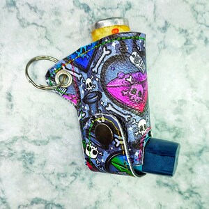Gothic Potions Asthma Inhaler Holder Cover Keyring, Fits Pump, Gothic ...