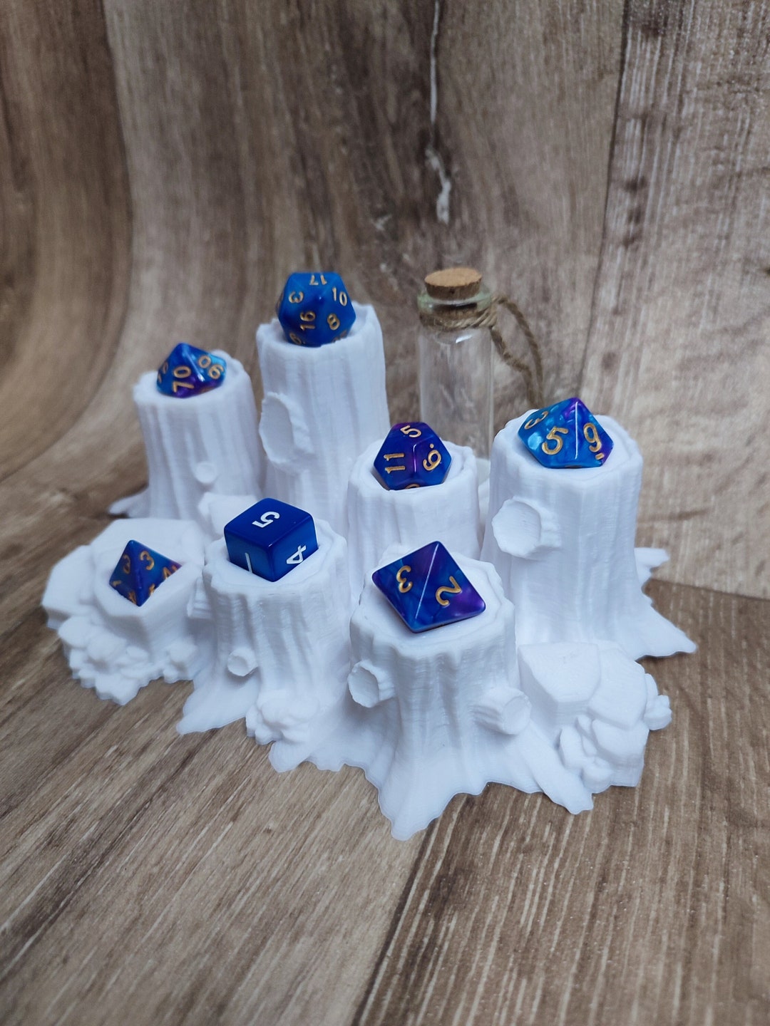 Unpainted Forest Themed Dice-o-rama Dice Holder and Display, RAW 3D ...