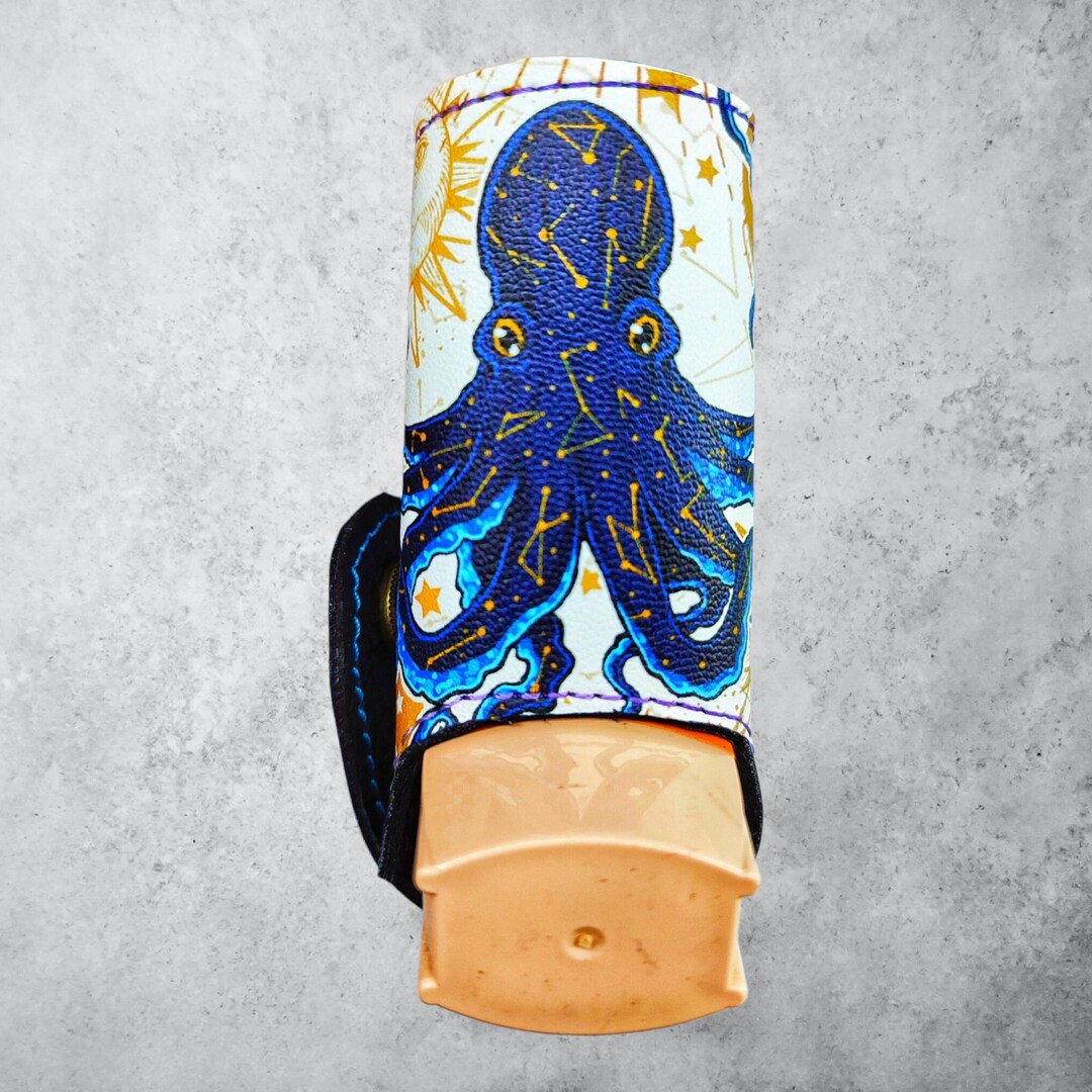 Cosmic Octopus Asthma Inhaler Holder Cover Keyring, Fits Pump, Gothic ...