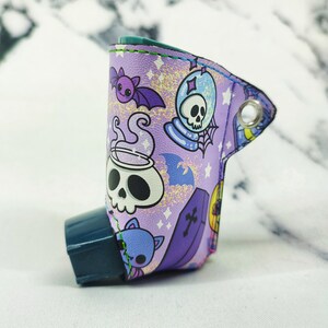 Cute Pastel Goth Asthma Inhaler Holder Cover Keyring, Pump, Gothic Gift ...