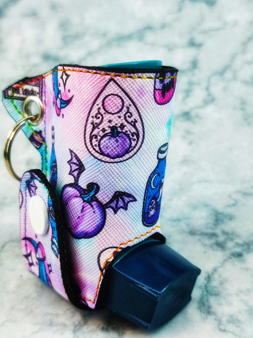 Cartoon Spirit Board Bats Asthma Inhaler Holder Cover Keyring, Pump ...