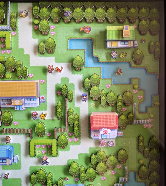Pokemon Soul Silver Kanto Map