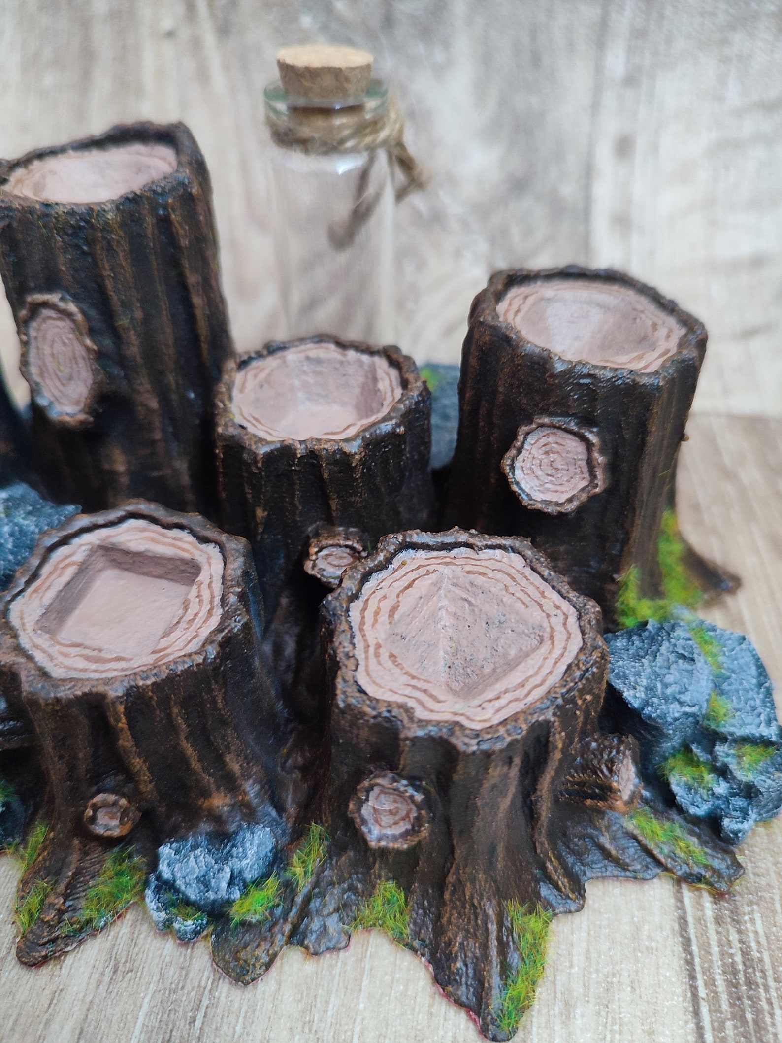 Forest Themed Dice-o-rama Dice Holder and Display, Tree Trunk, Fairy ...