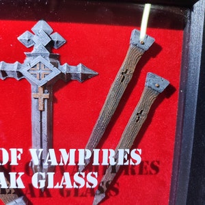 In Case of Vampires Break Glass 3D Shadowbox Wall Decoration Diorama ...