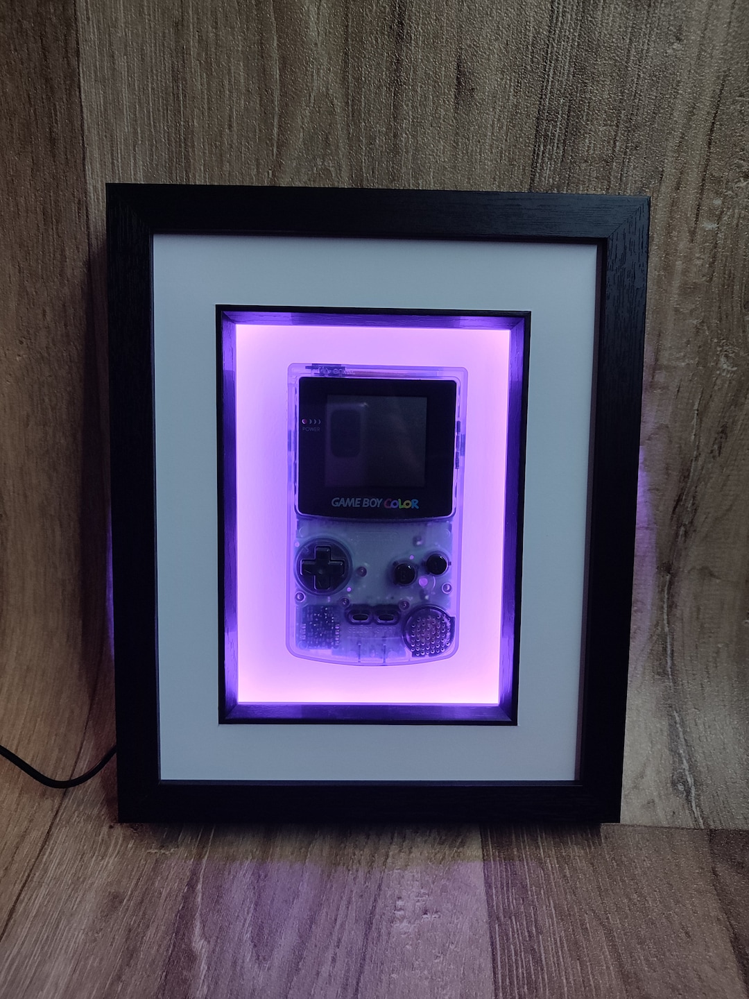 Light up LED Wall Mount for Gameboy Color. *gameboy Not Included - Wall ...