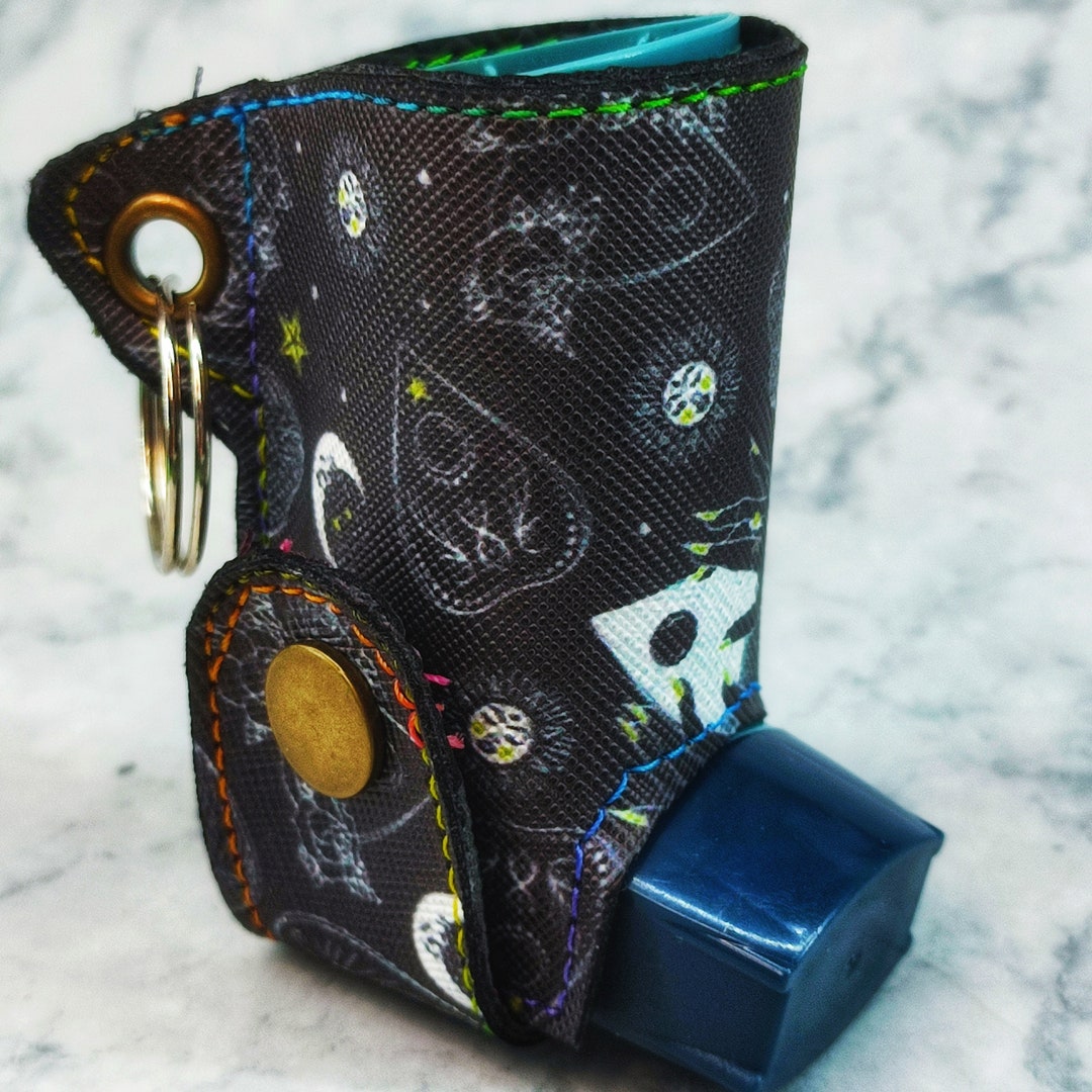 Spirit Board Witchy Asthma Inhaler Holder Cover Keyring, Fits Pump ...