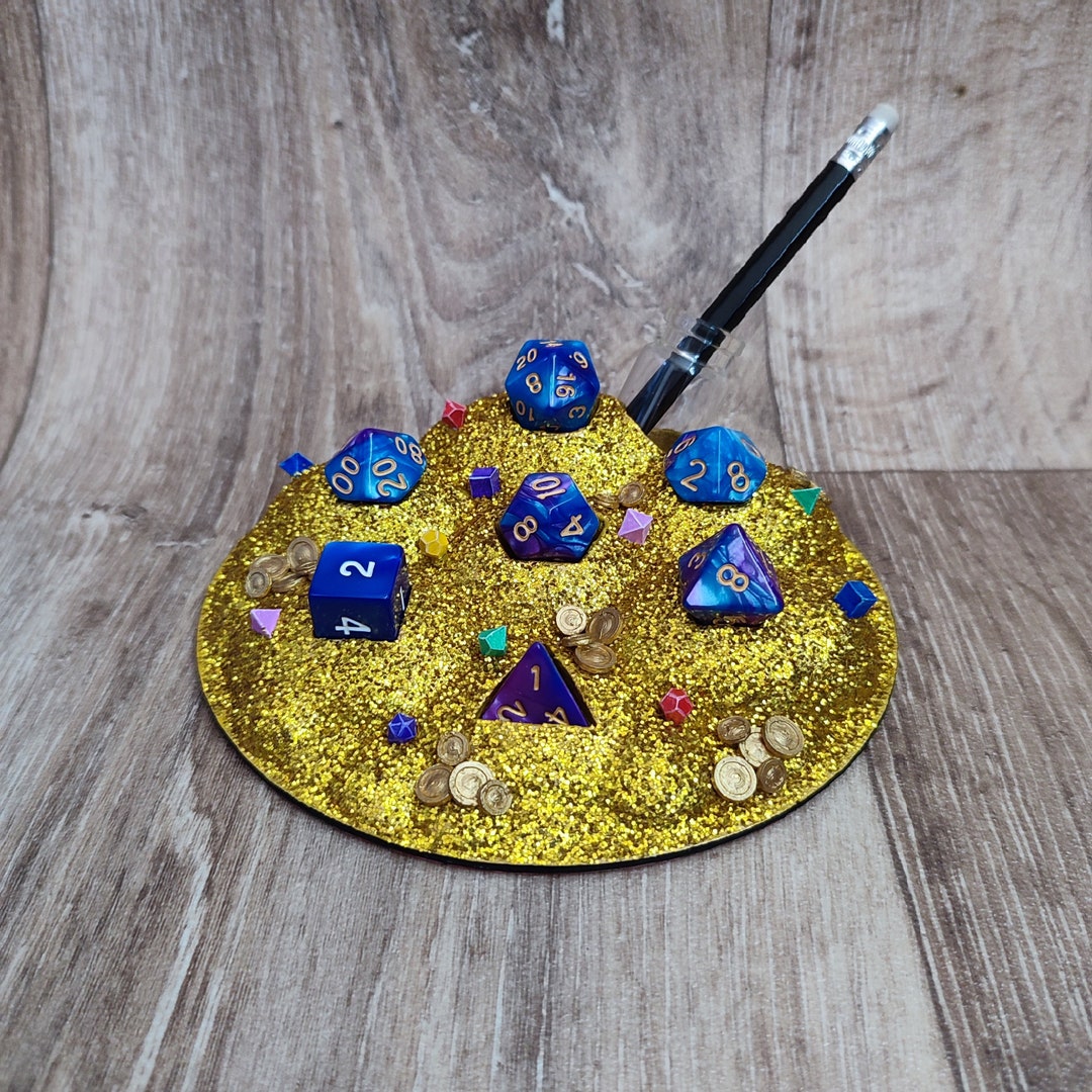 Dragon's Hoard Treasure Themed Dice-o-rama Dice Holder and Display ...