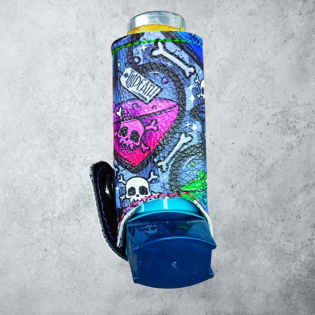 Gothic Potions Asthma Inhaler Holder Cover Keyring, Fits Pump, Gothic ...