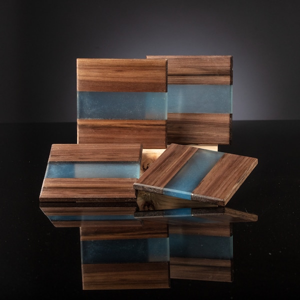 Epoxy Coasters - Etsy
