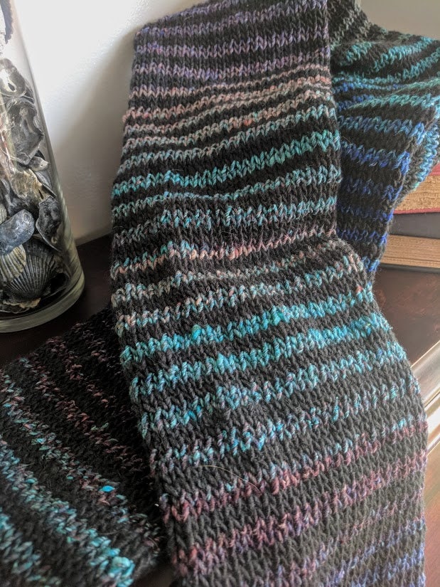 Color Changing wool scarf Adult Size | Etsy