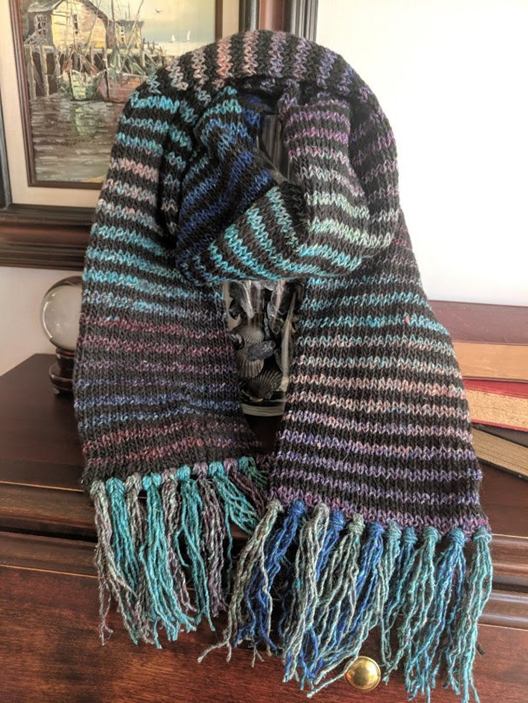 Color Changing Wool Scarf, Adult Size - Etsy