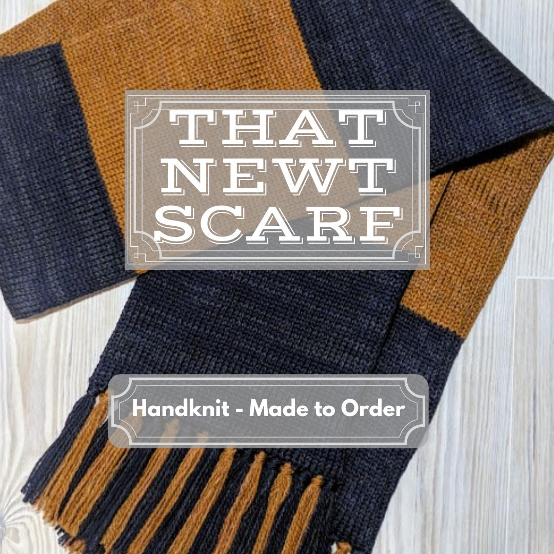 That Newt Scarf - Vintage Wizard Scarf - Etsy